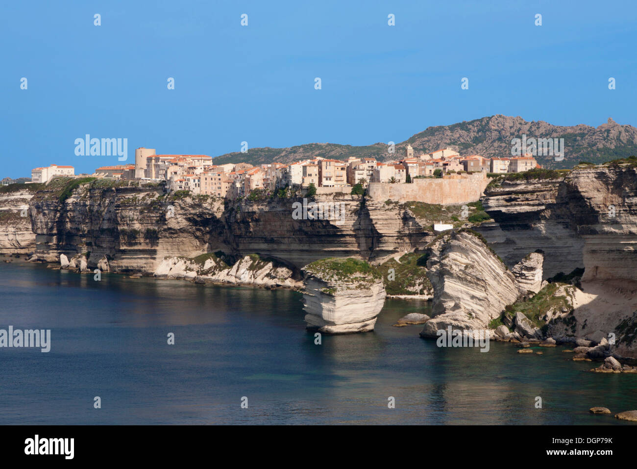 Bonifacio, Strait of Bonifacio, Corsica, France, Europe Stock Photo - Alamy