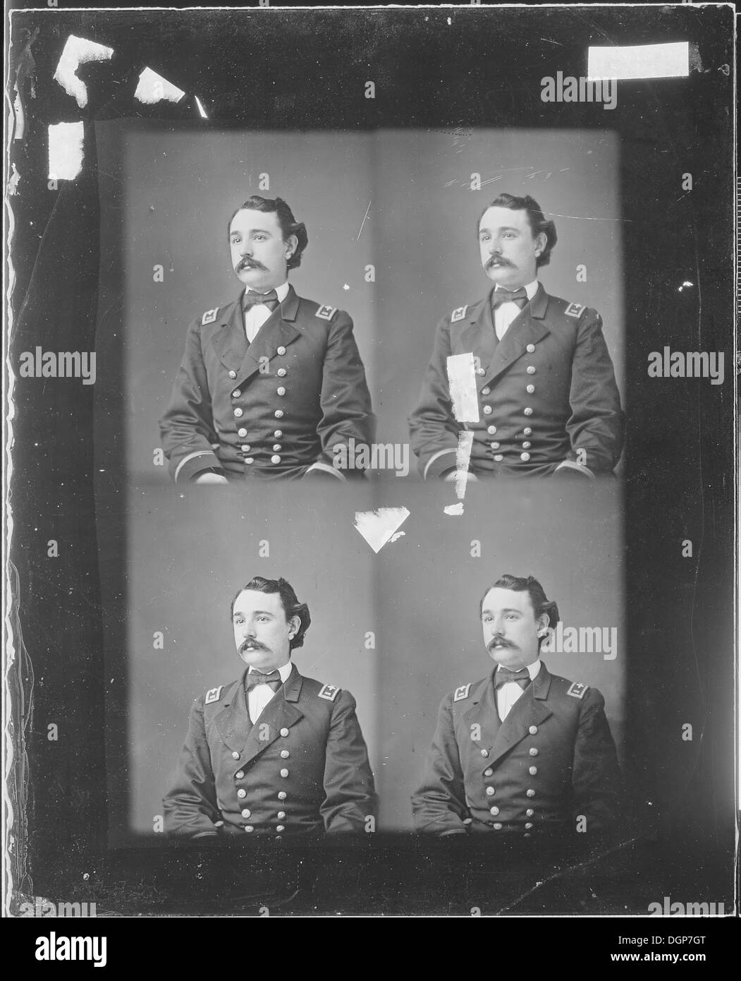 This portrait features Lieutenant Pratt of the U.S. Navy, highlighting ...