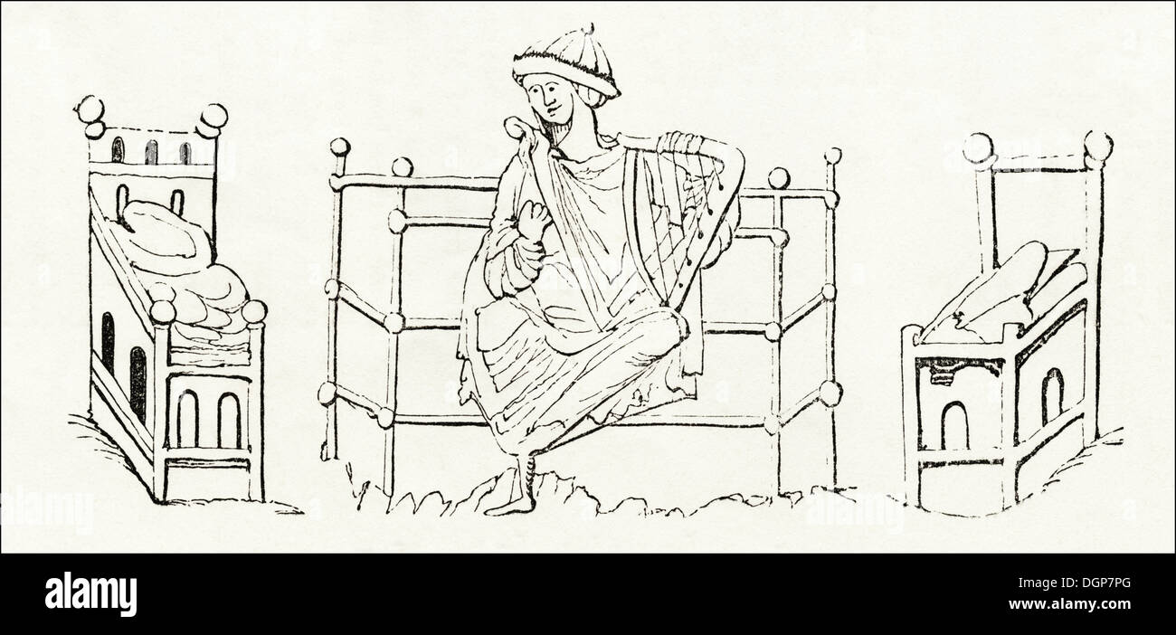 Anglo Saxon Britain. Daily life, typical chairs in Anglo-Saxon Britain ...