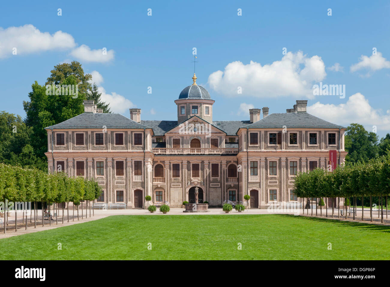 Schloss Favorite castle near Rastatt, Baden-Wuerttemberg Stock Photo ...