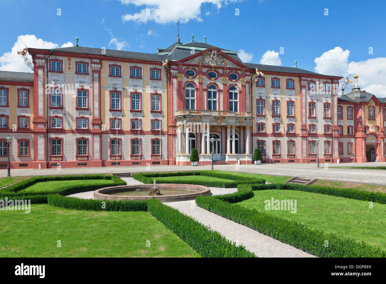 Schloss Bruchsal castle, Bruchsal, Baden-Wuerttemberg Stock Photo - Alamy