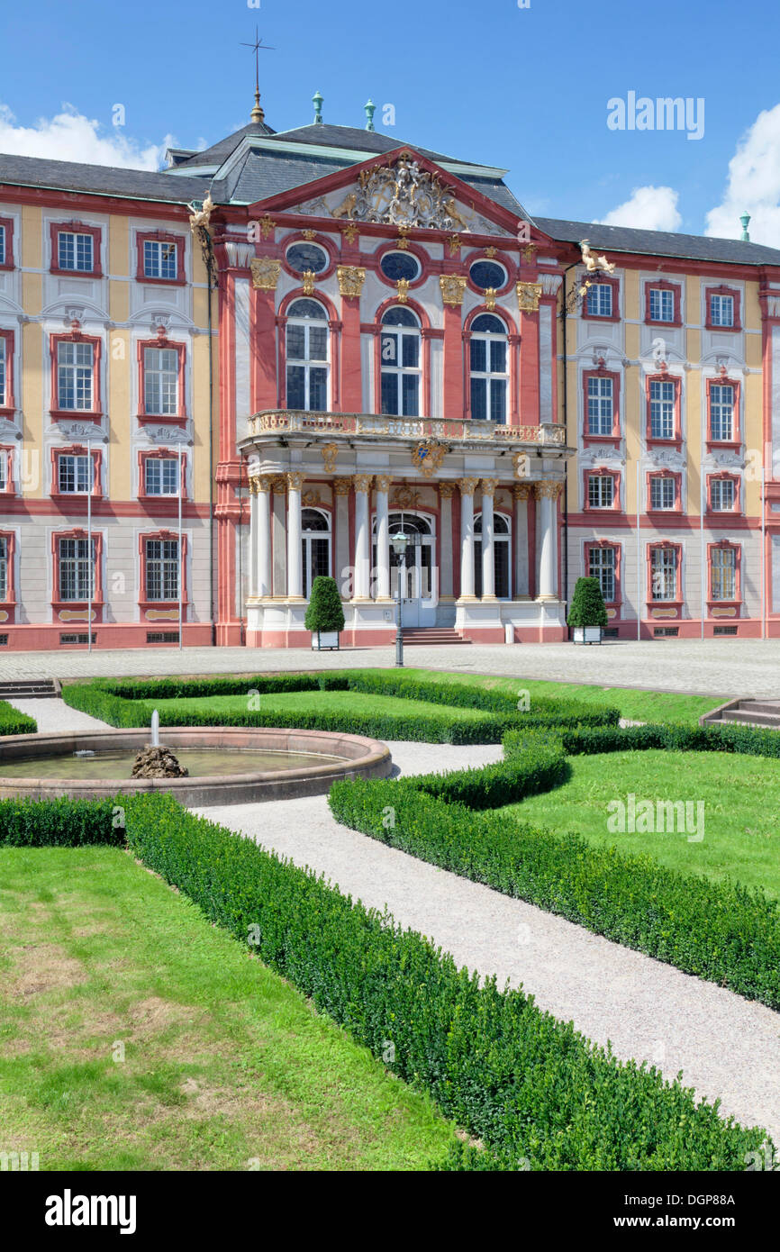 Schloss Bruchsal castle, Bruchsal, Baden-Wuerttemberg Stock Photo - Alamy