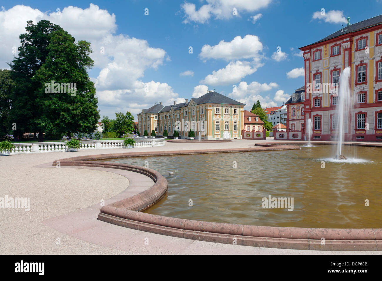 Schloss Bruchsal castle, Bruchsal, Baden-Wuerttemberg Stock Photo - Alamy