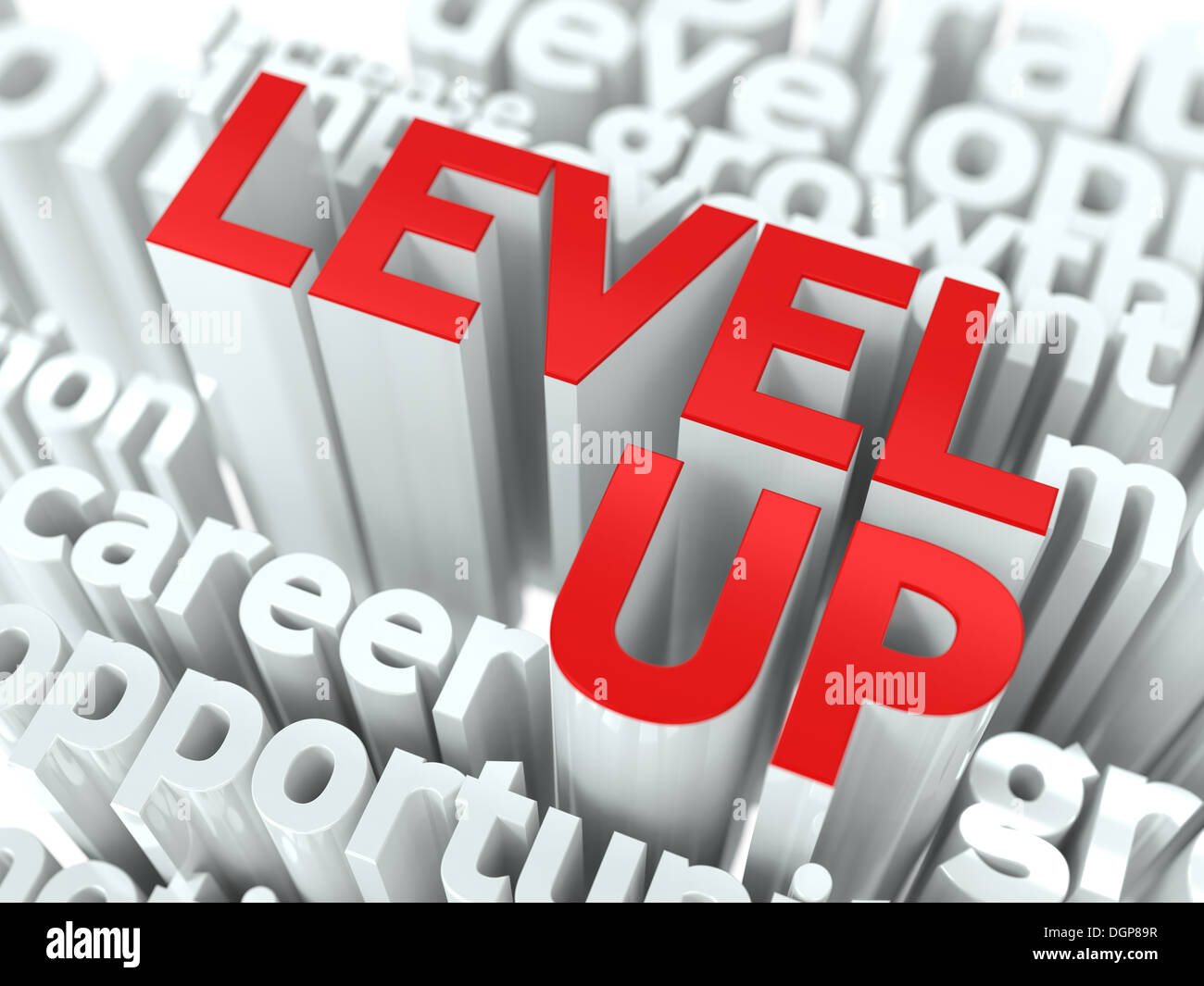 Level Up Concept Stock Photo - Alamy