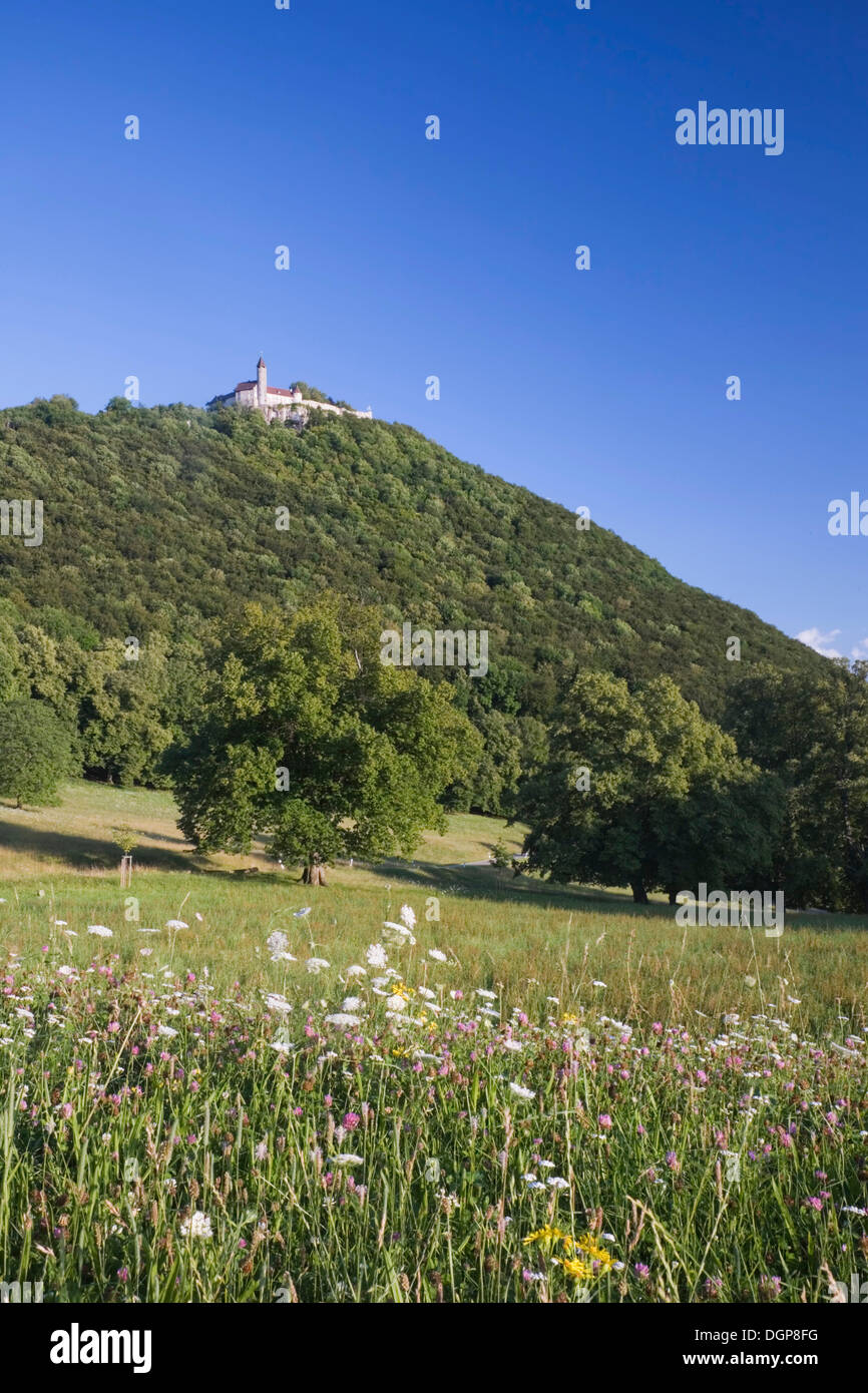 Burg Teck castle in Kirchheim, Swabian Alb, Baden-Wuerttemberg Stock ...