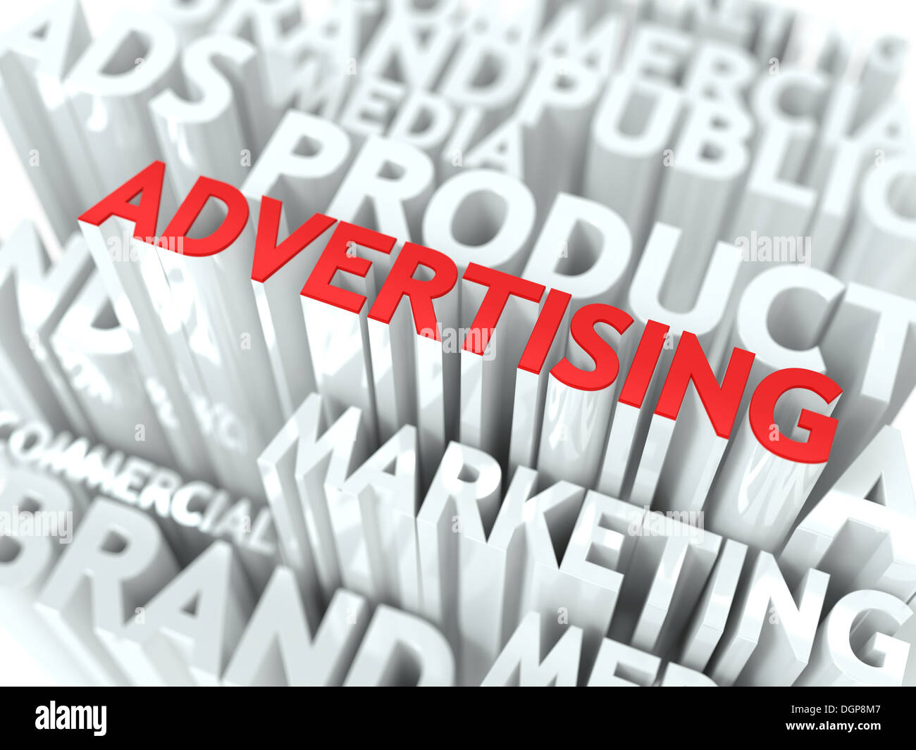 Marketing concept red ads hi-res stock photography and images - Alamy