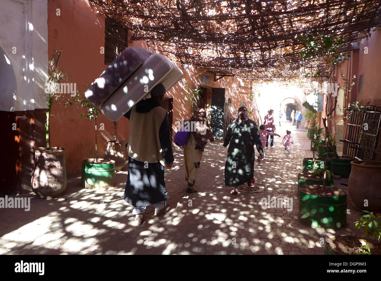 Morocco - Marrakesh Street scene Stock Photo - Alamy