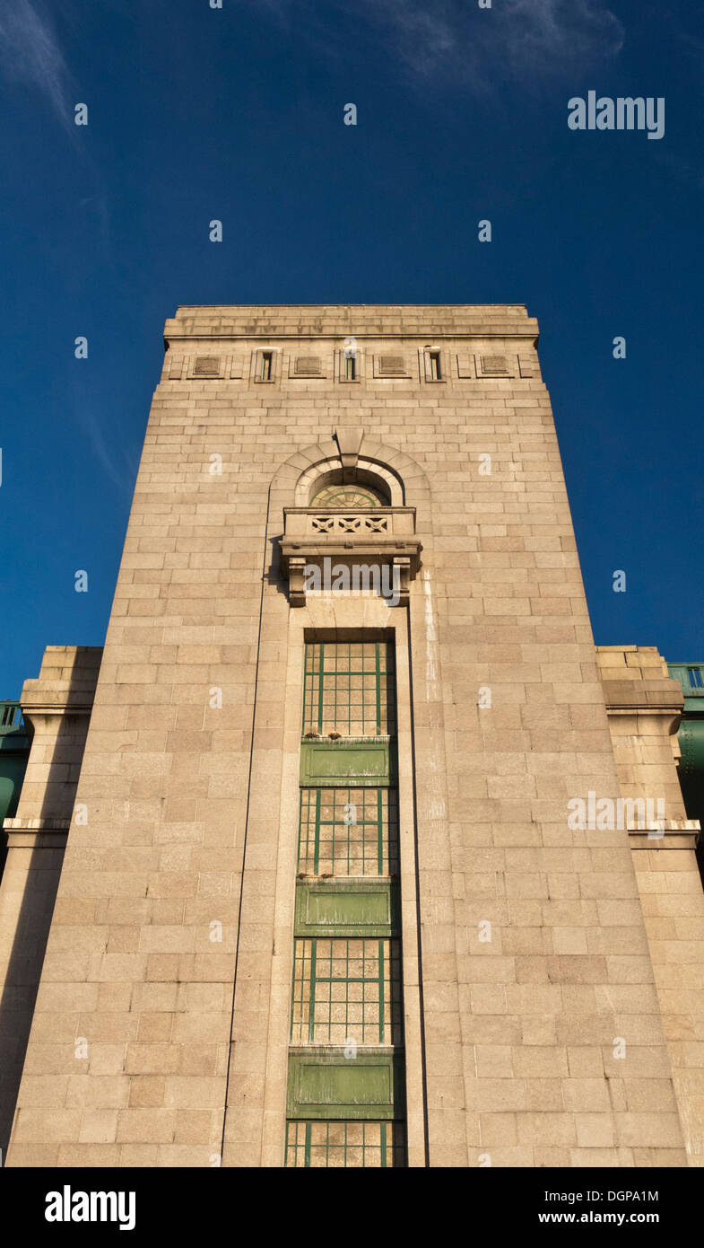 Newcastle Bridge tower Stock Photo - Alamy