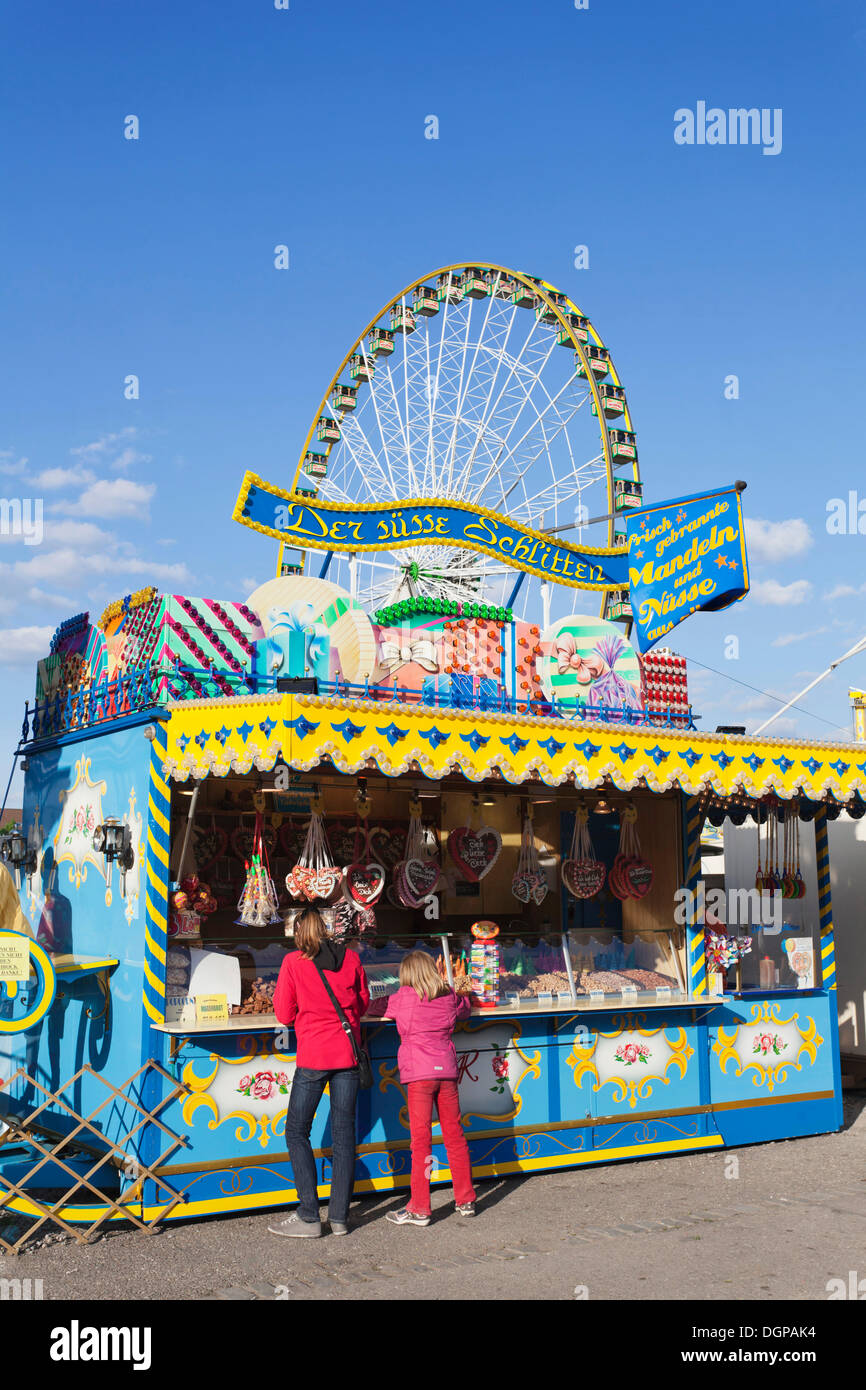 Sweets candy funfair stall hi-res stock photography and images - Alamy