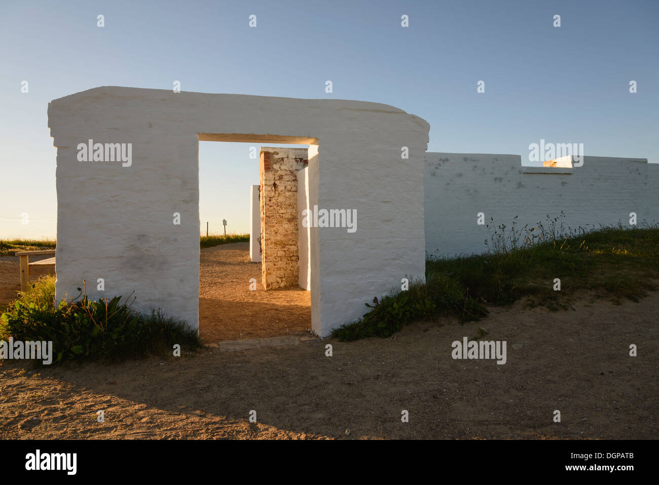 Denmark, View of Marup Church Stock Photo - Alamy