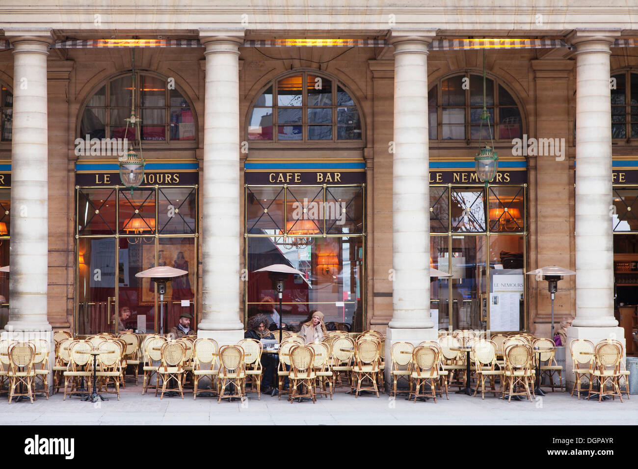 Cafe Bar Le Nemours at Place Colette square, Paris, Ile-de-France ...