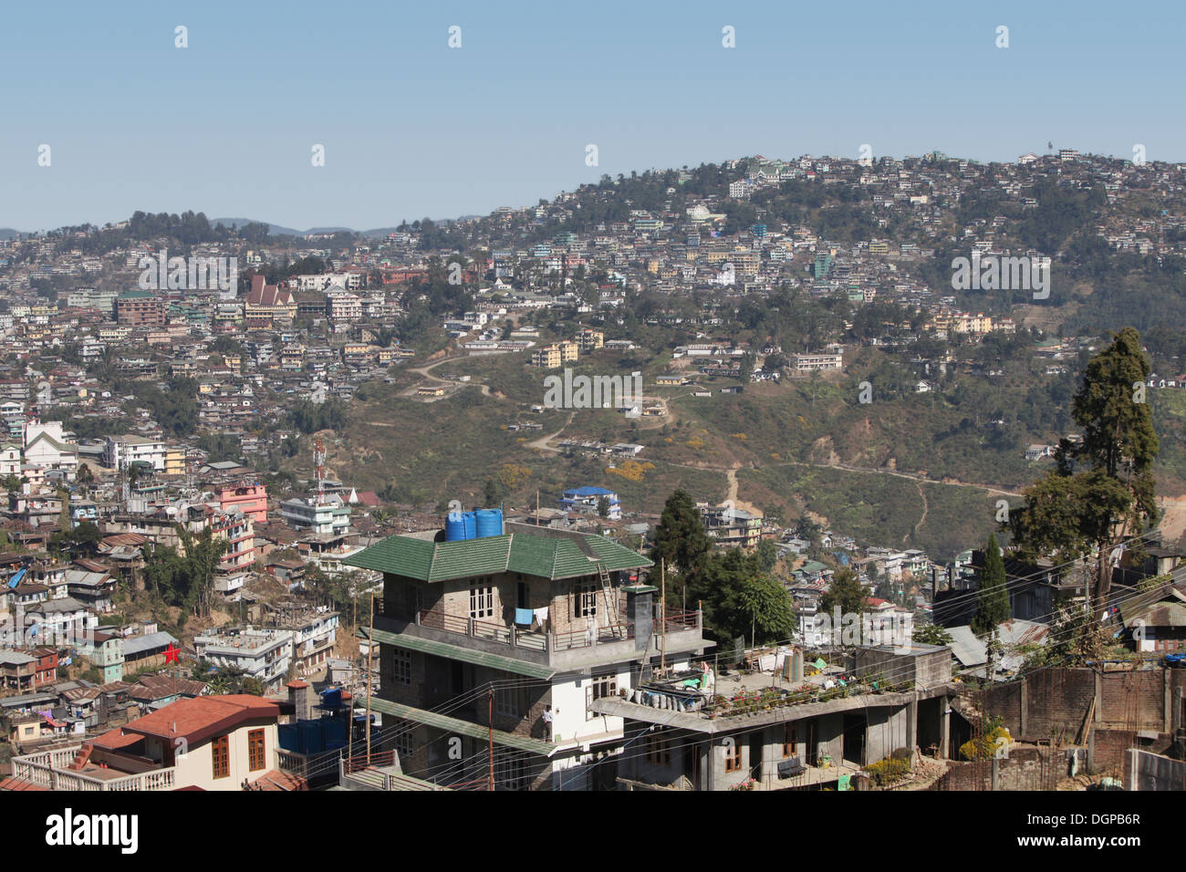 Aerial view of Kohima village, Nagaland, India Stock Photo - Alamy