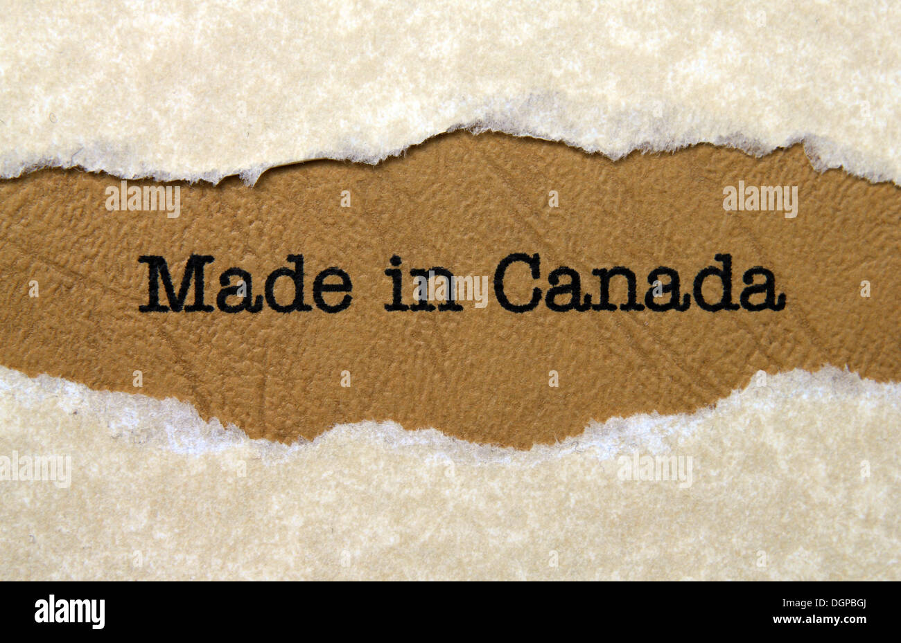 Made in canada label hi-res stock photography and images - Alamy