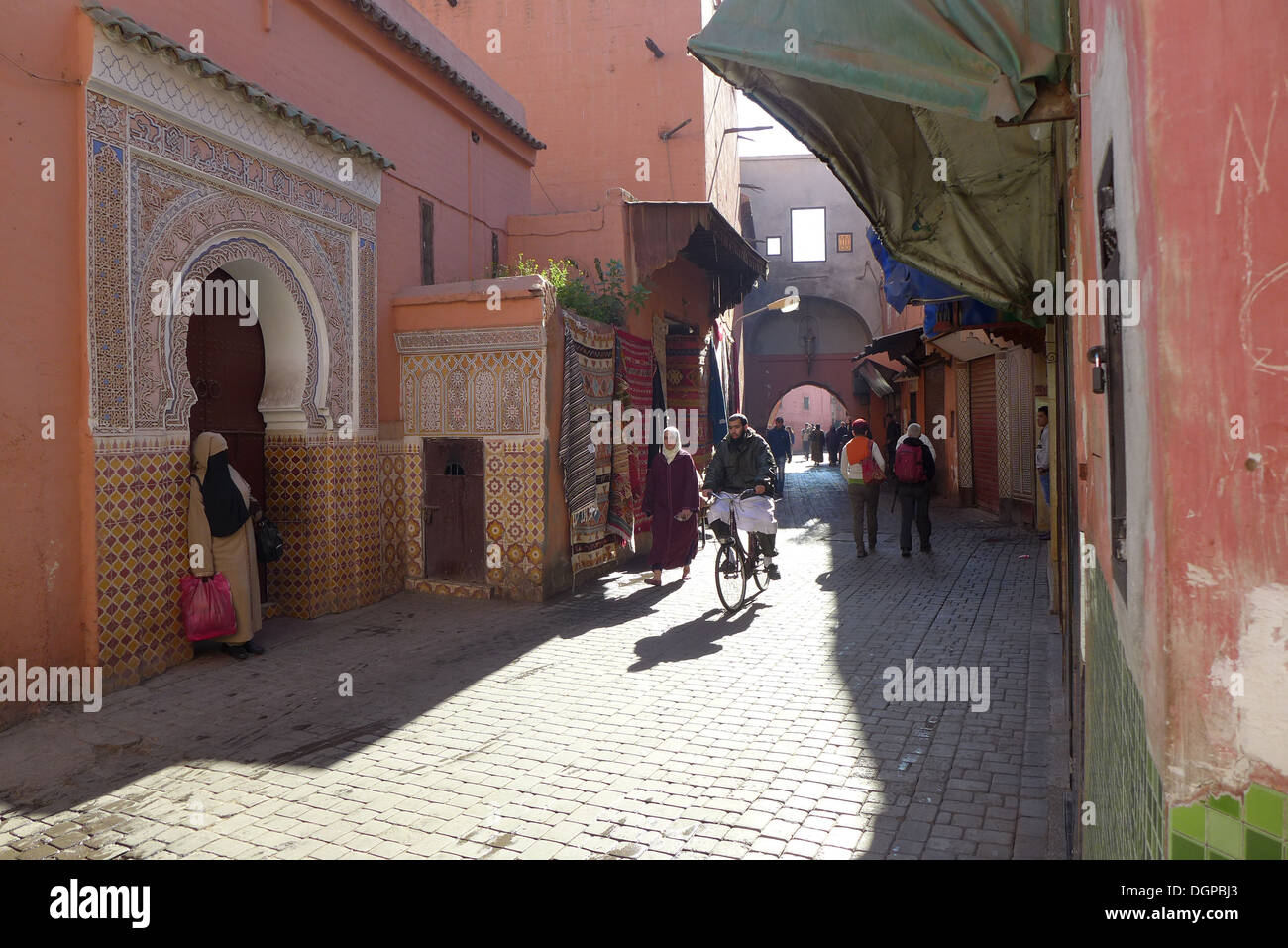 Morocco - Marrakesh Street scene Stock Photo - Alamy