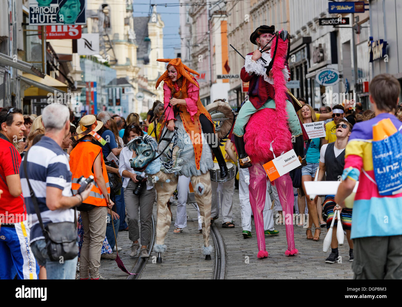 Walking with stilts hi-res stock photography and images - Alamy