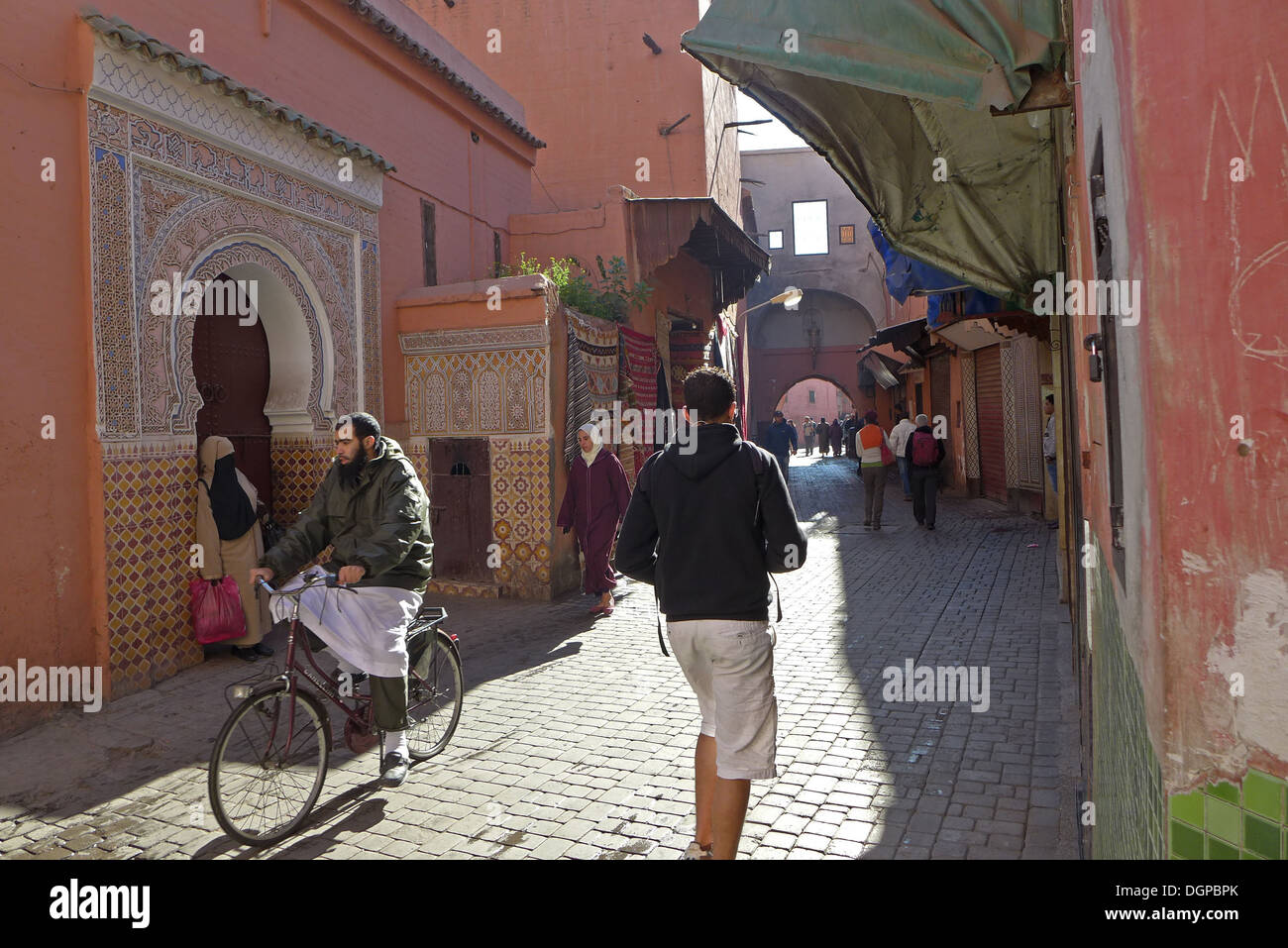 Morocco - Marrakesh Street scene Stock Photo - Alamy