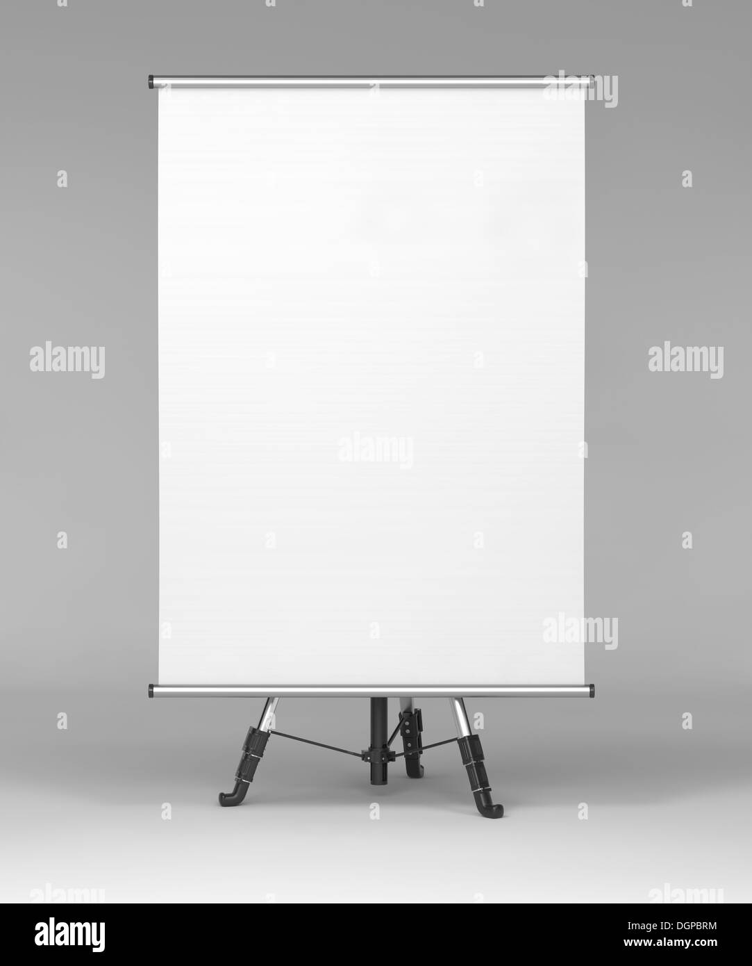 Square Stand in Gray Background Stock Photo - Alamy