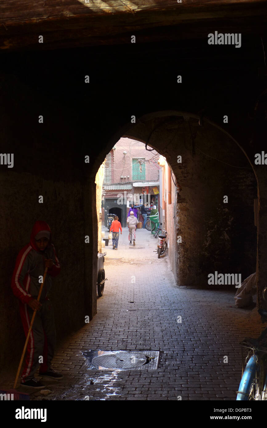 Morocco - Marrakesh Street scene Stock Photo - Alamy