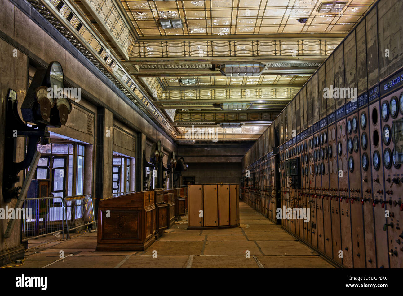Inside the Art Deco styled Control Room A at Battersea Power Station ...