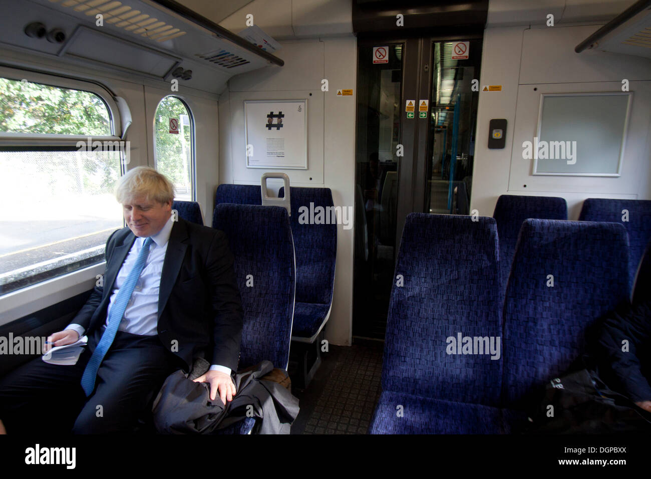 Boris rides train hi-res stock photography and images - Alamy