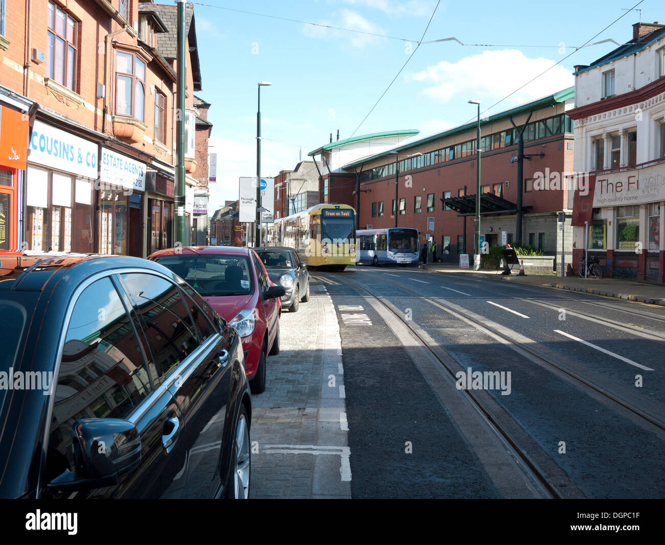Manchester tramway system hi-res stock photography and images - Alamy