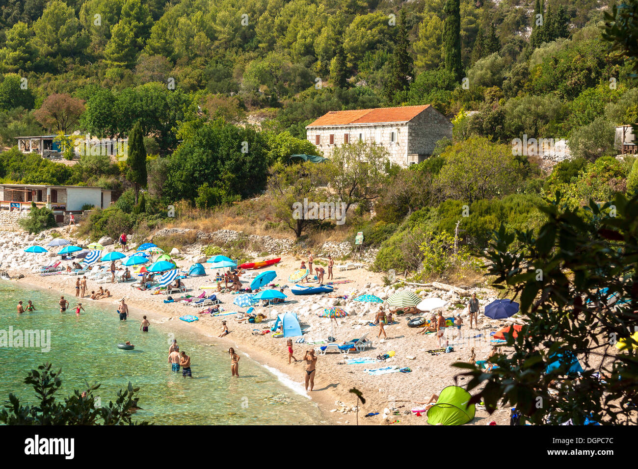 Pupnatska beach near Pupnat, Croatia Stock Photo - Alamy