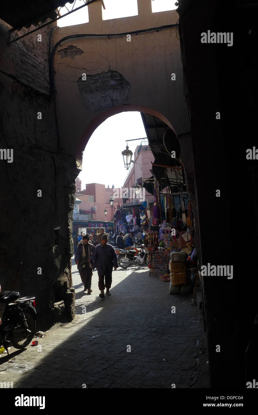 Morocco - Marrakesh Street scene Stock Photo - Alamy