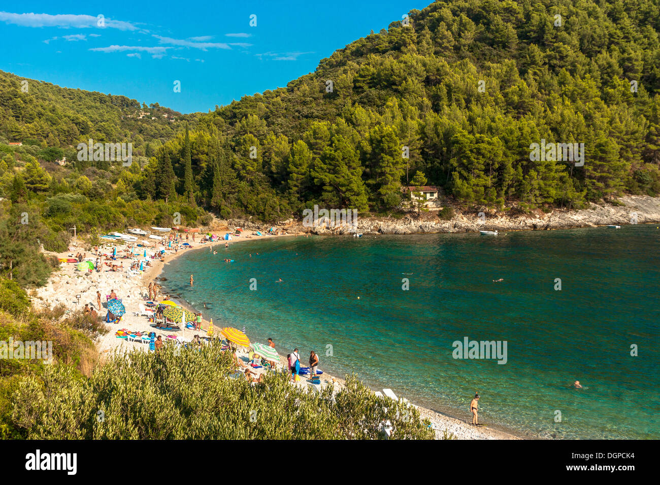 Pupnatska beach near Pupnat, Croatia Stock Photo - Alamy