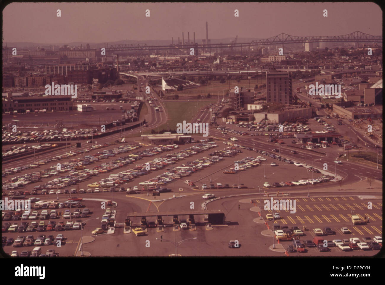 LOGAN AIRPORT LOOKING NORTHEAST FROM 16TH FLOOR OBSERVATION DECK. MAIN ...