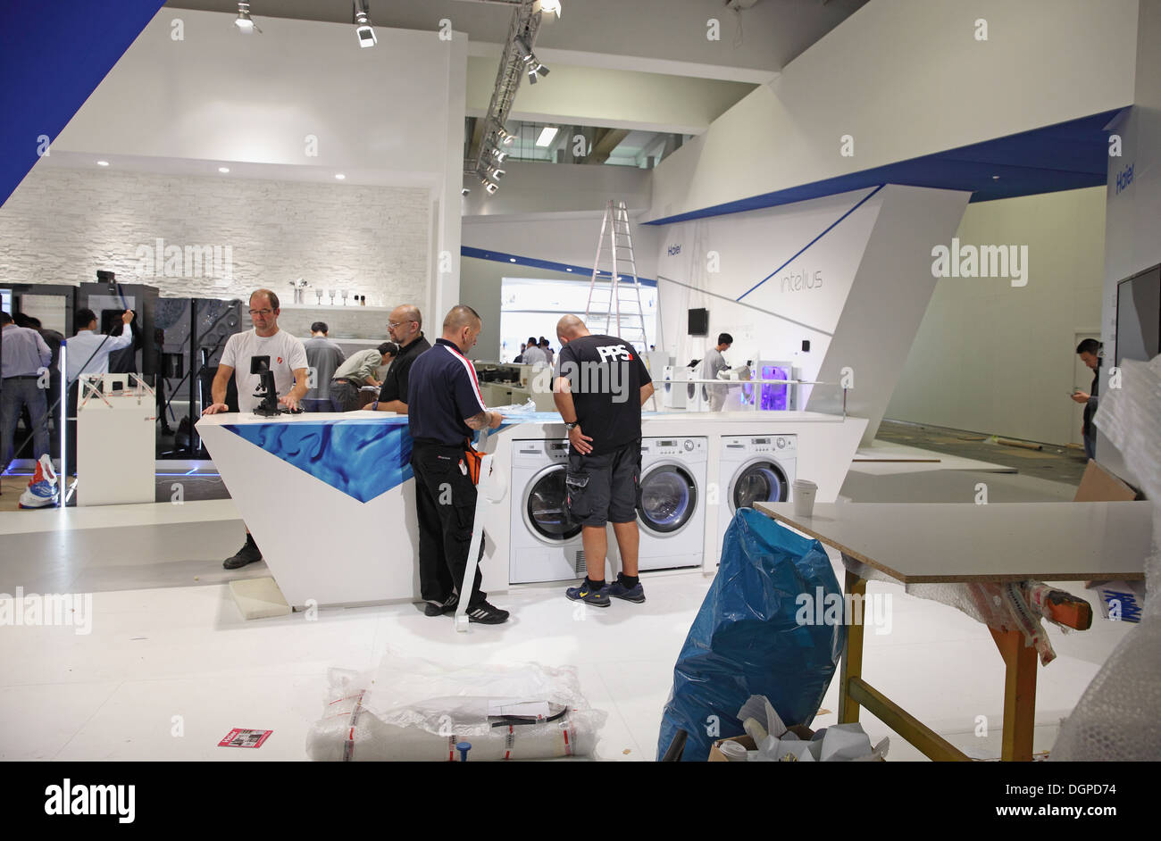 Berlin, Germany, construction work for the IFA 2013 Stock Photo - Alamy