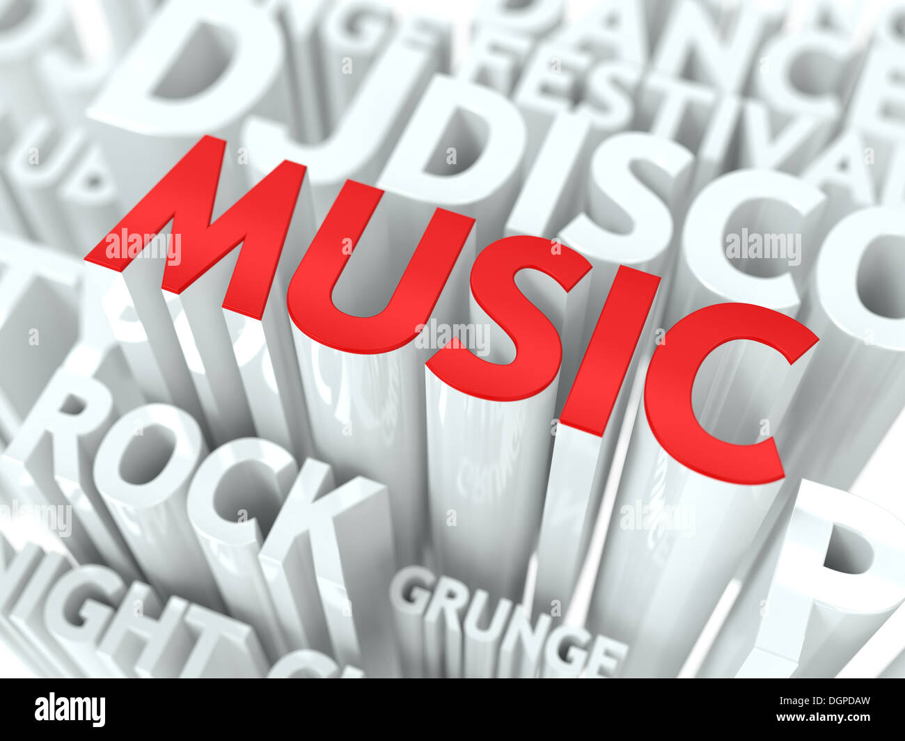 Rock word music background hi-res stock photography and images - Alamy