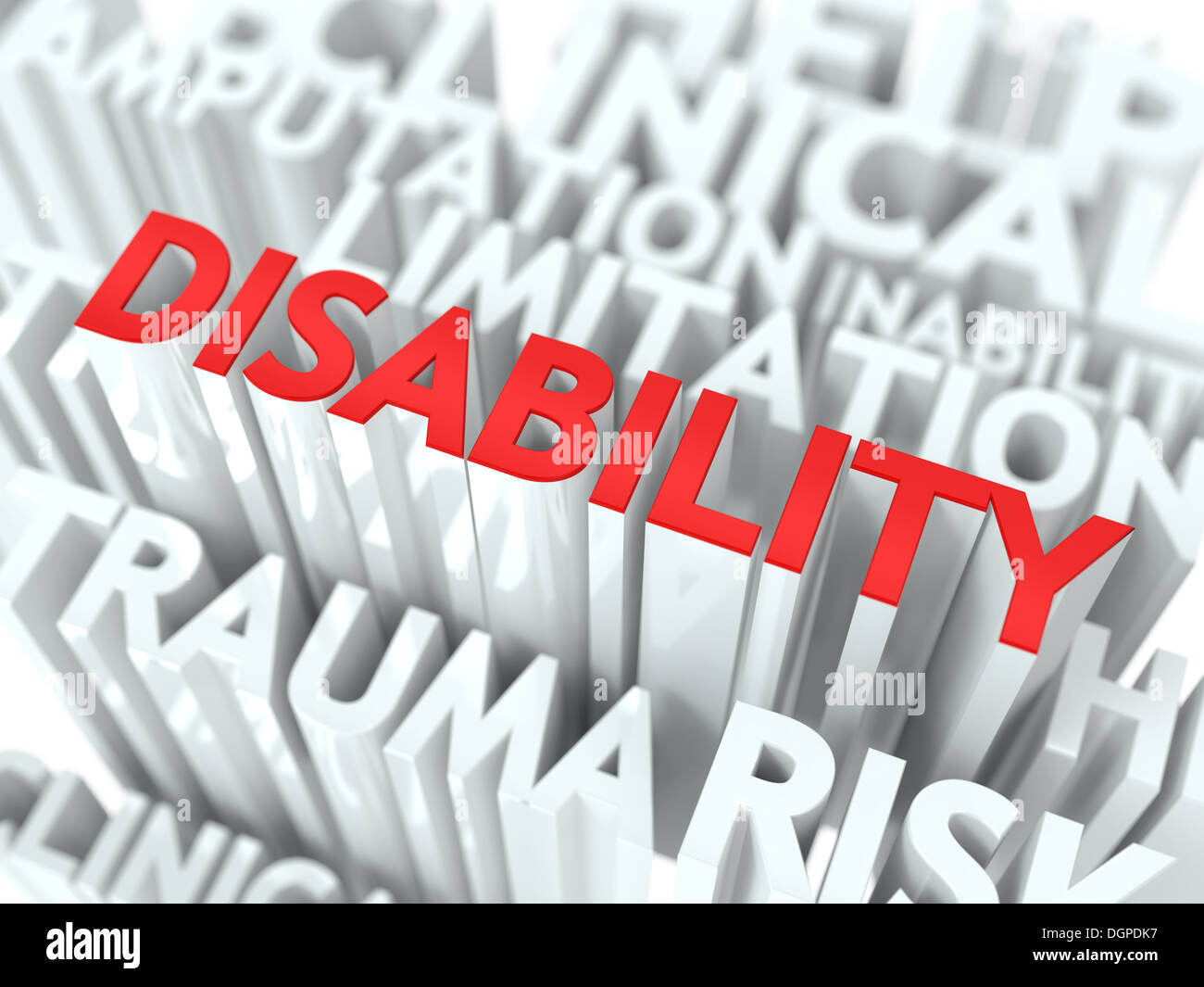 Disability Background Conceptual Design Stock Photo - Alamy