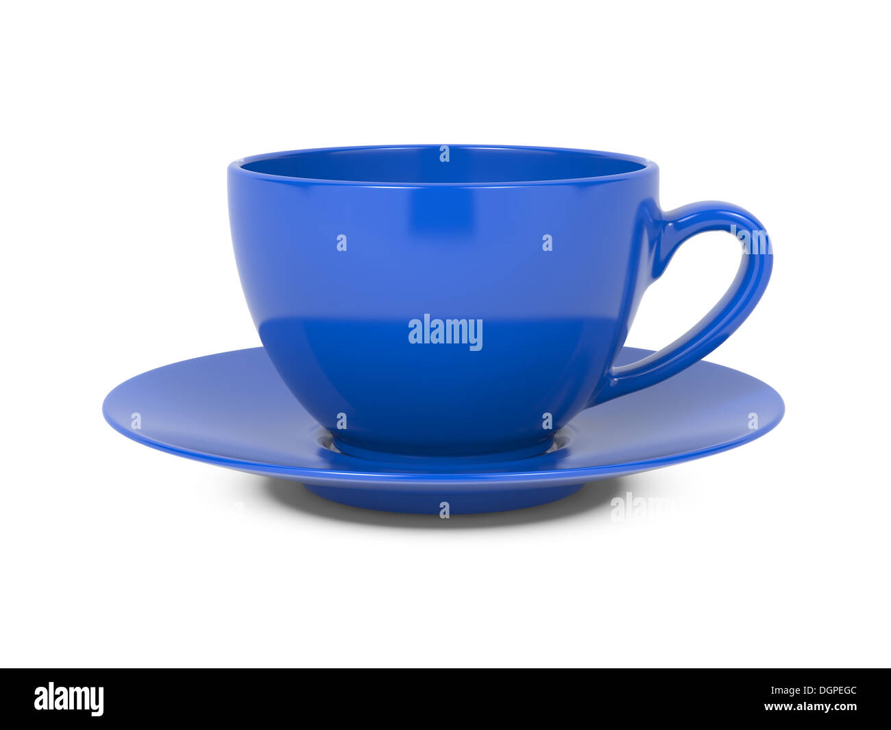 White coffee cup blue Cut Out Stock Images & Pictures - Alamy