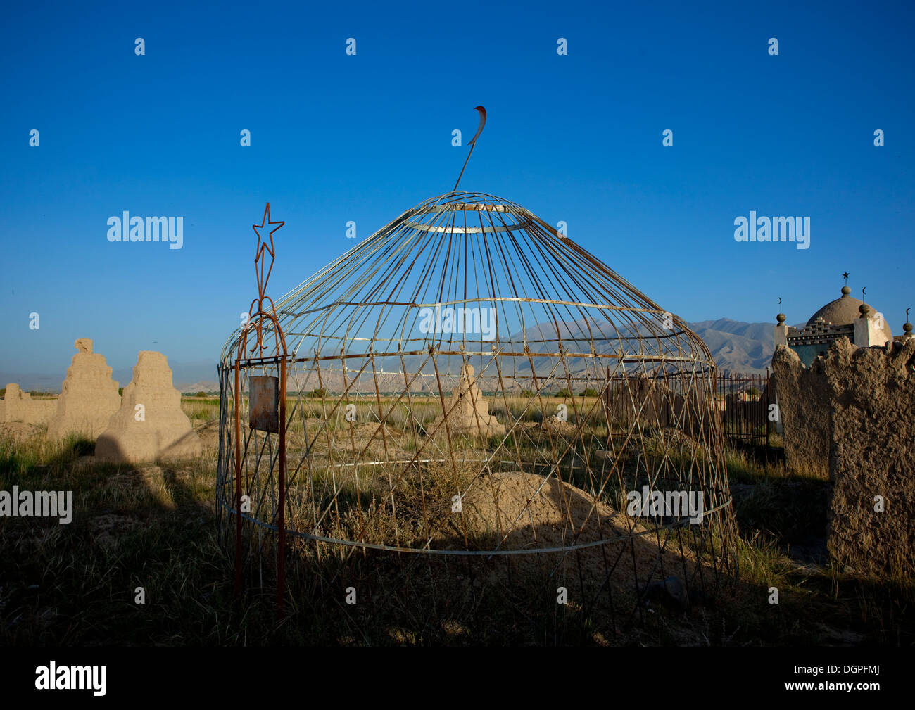 Frame of a yurt hi-res stock photography and images - Alamy