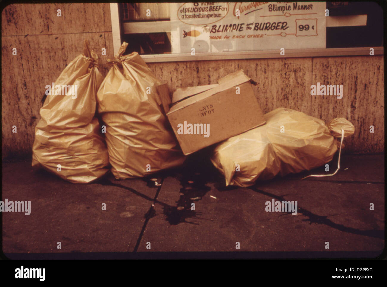 This photograph captures the exterior of a restaurant in Harlem ...