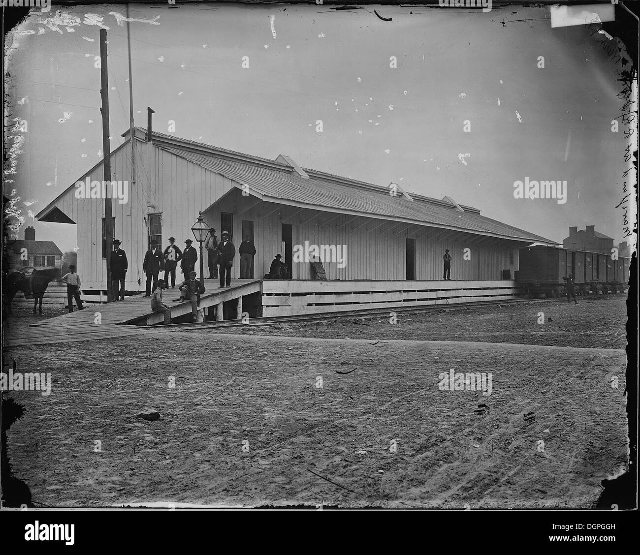 Transportation building in washington Black and White Stock Photos ...