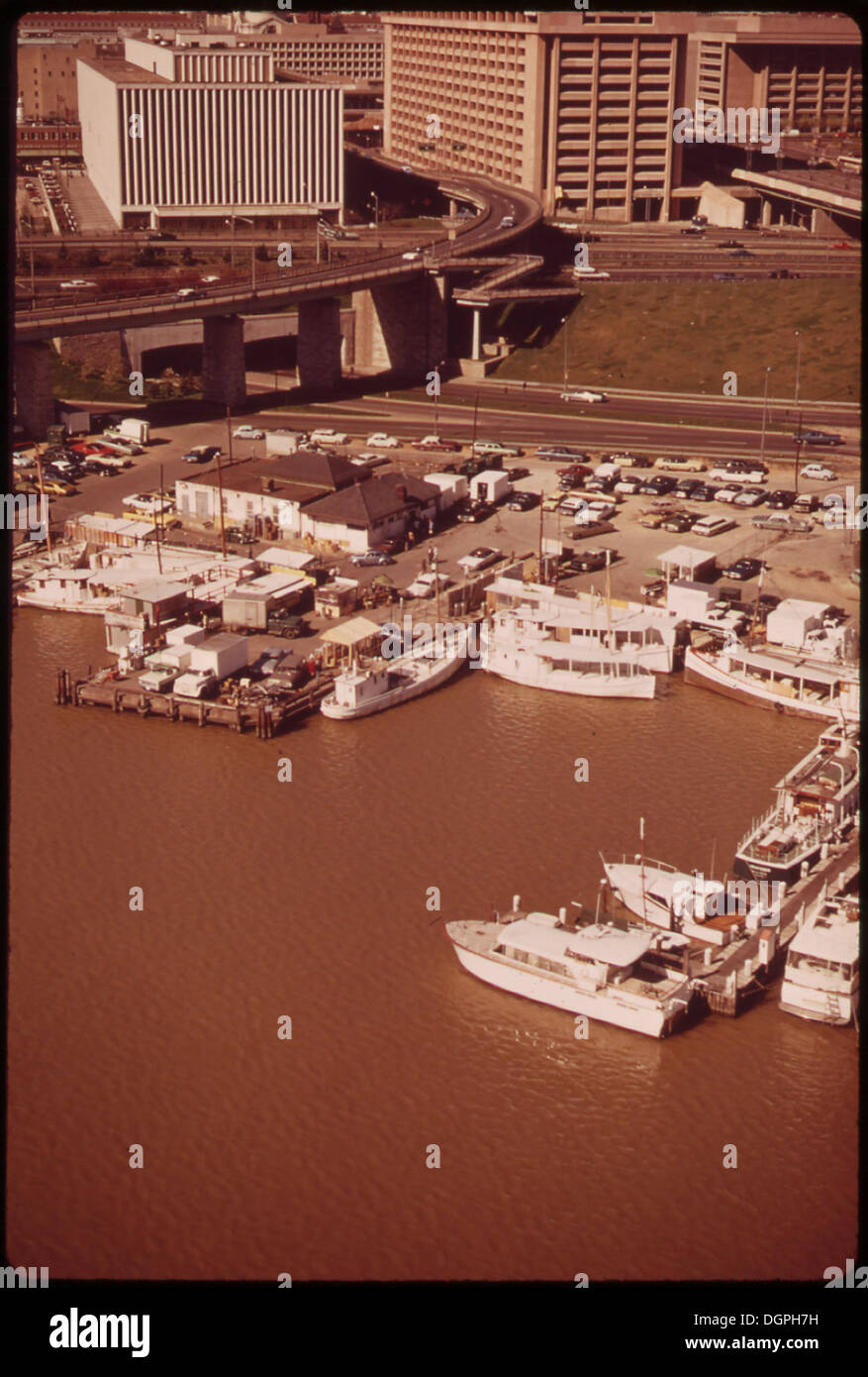 This image shows a marina located on the Potomac River in Southwest ...