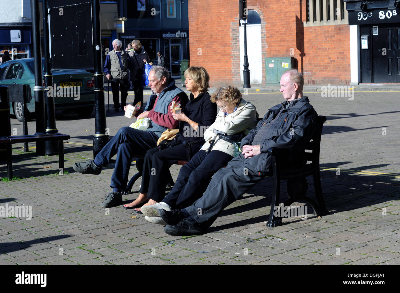 Chesterfield,Derbyshire,24th October 2013.A break form the rain has ...