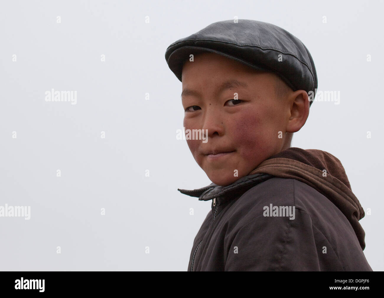 Boy with a cap hi-res stock photography and images - Alamy