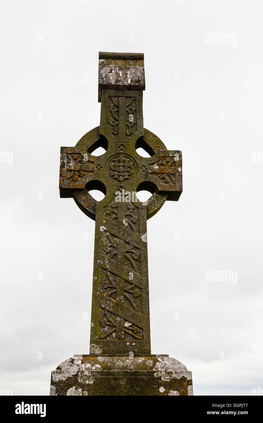Ireland, View of Irish Cross Stock Photo - Alamy