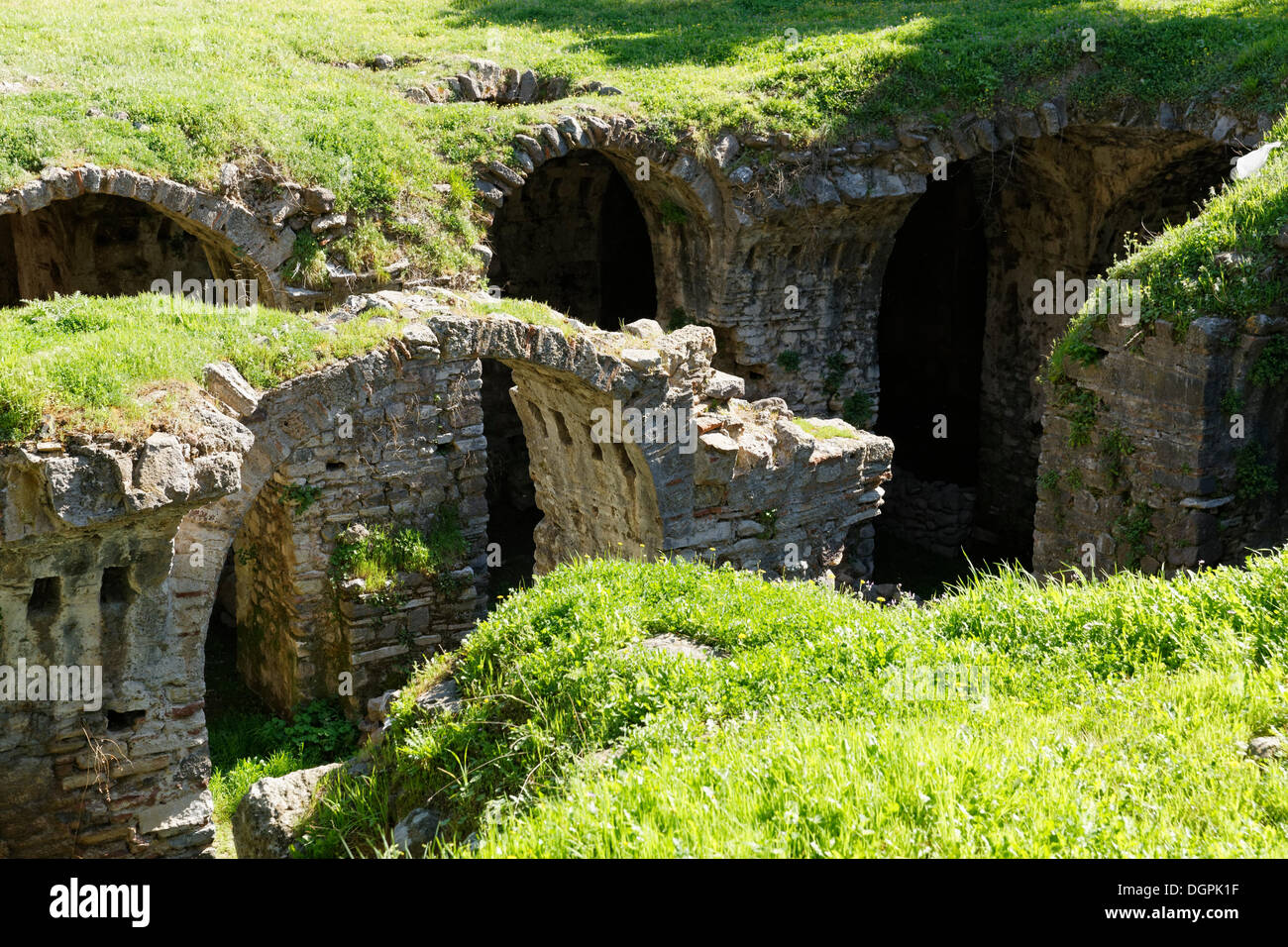 Cisterns, Kadifekale Castle, Kadifekale, Izmir, İzmir Province, Aegean ...