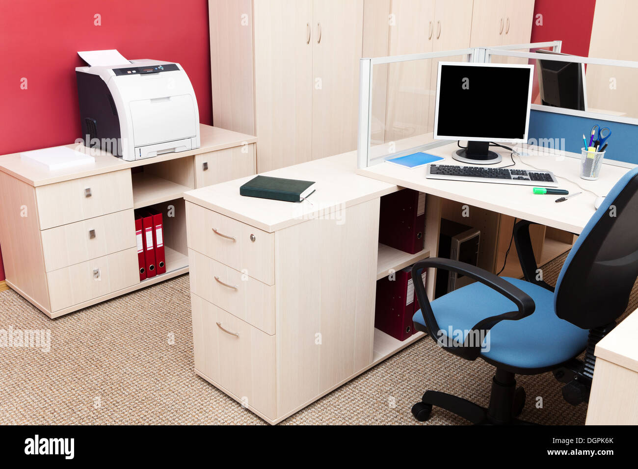 printer and computers Stock Photo - Alamy