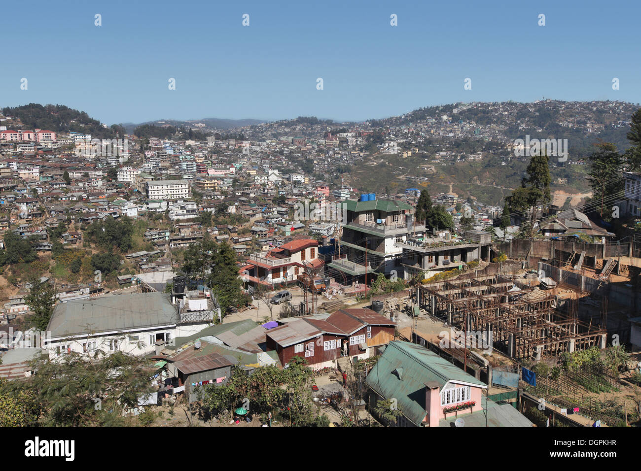 Aerial view of Kohima village, Nagaland, India Stock Photo - Alamy
