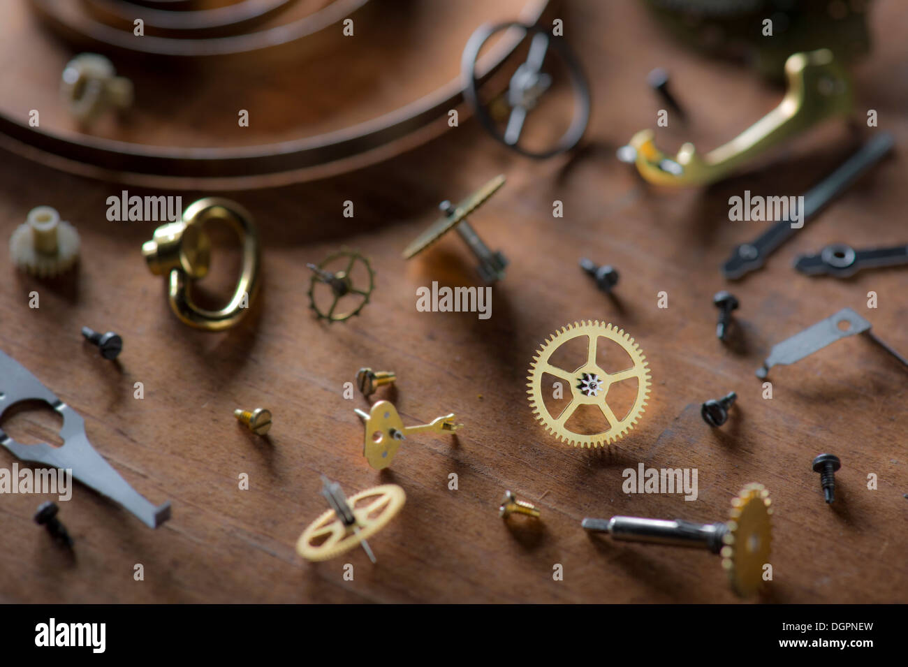 Watch parts hi-res stock photography and images - Alamy