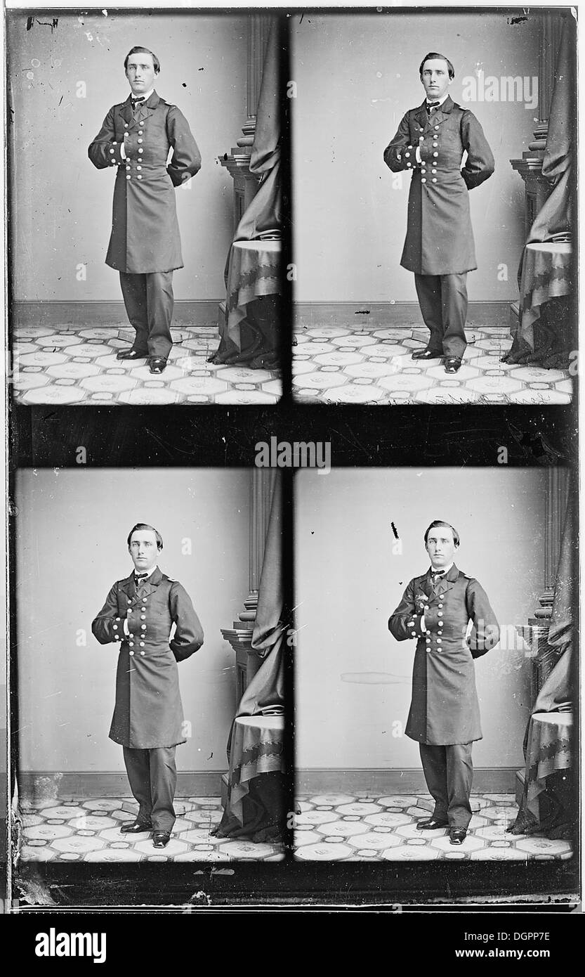 This image shows Lieutenant Samuel W. Preston, a U.S. Navy officer ...