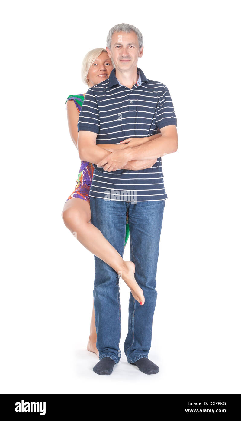 Middle aged friends Cut Out Stock Images & Pictures - Alamy