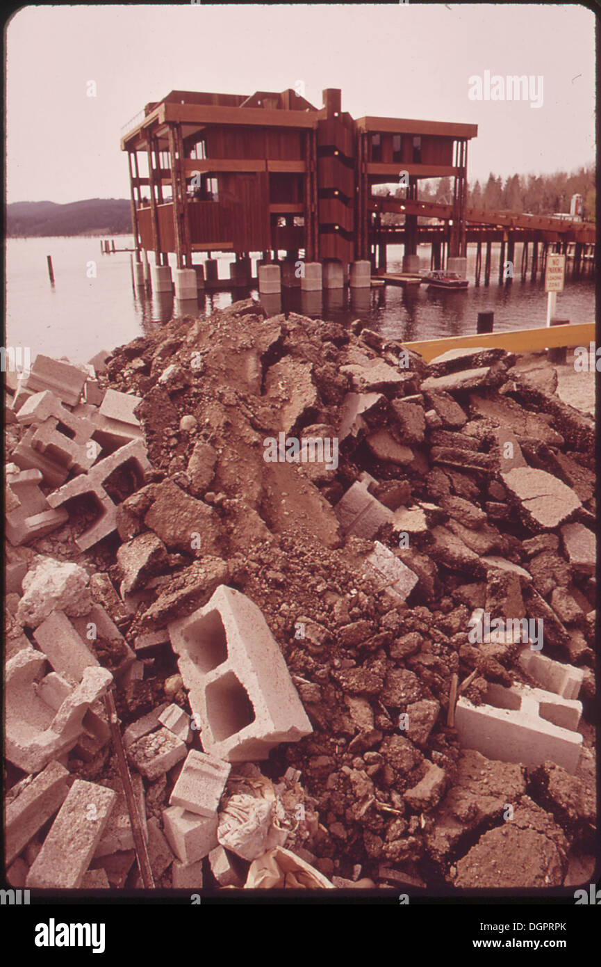 A motel complex is under construction on the north shore of Coeur d ...