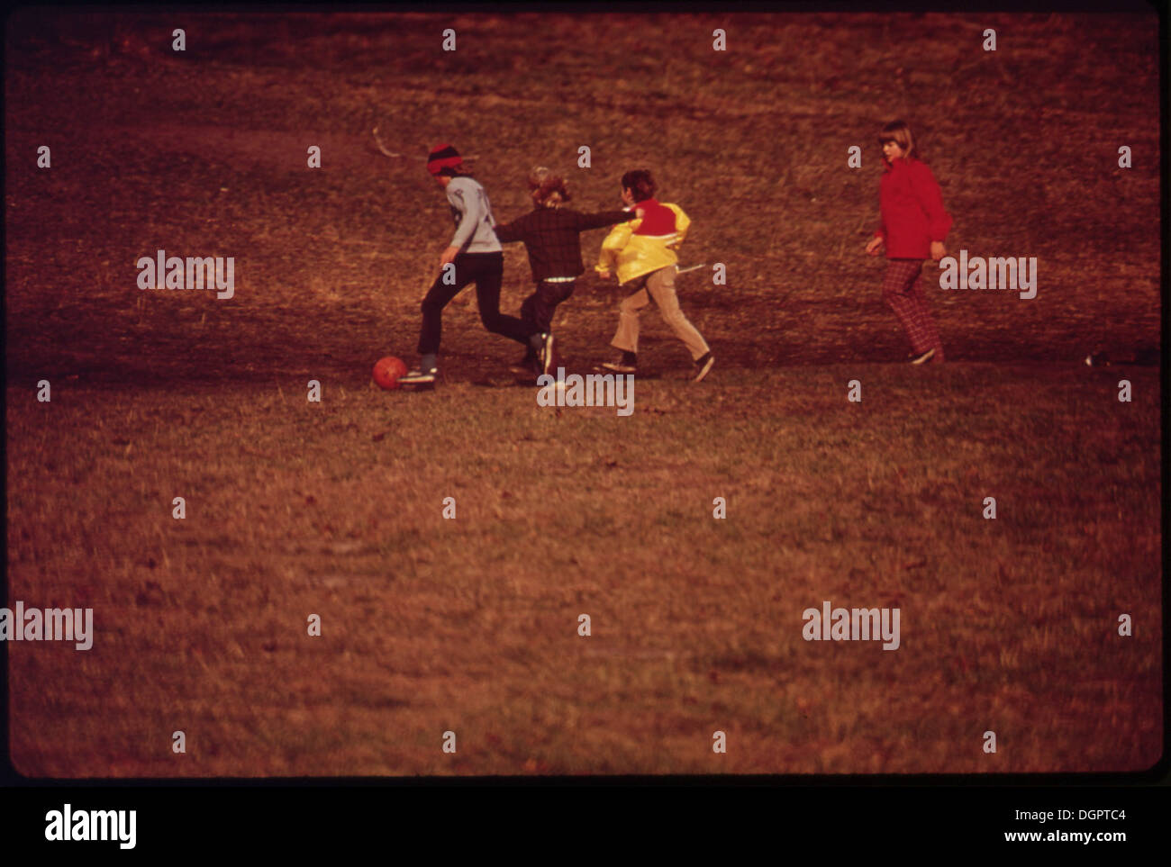 Kids playing kickball hi-res stock photography and images - Alamy