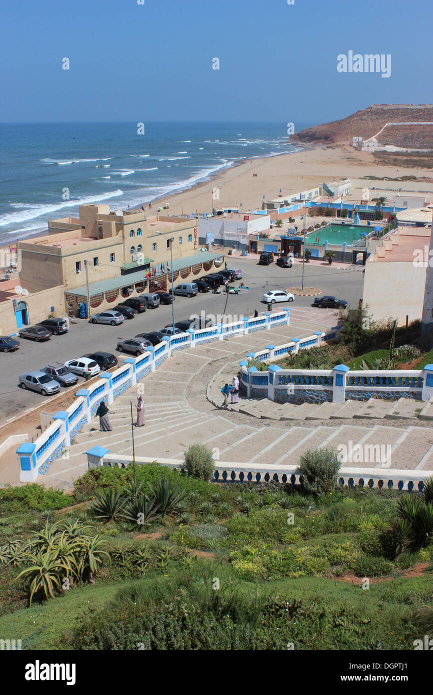 General view of the beach of Sidi Ifni (Morocco Stock Photo - Alamy