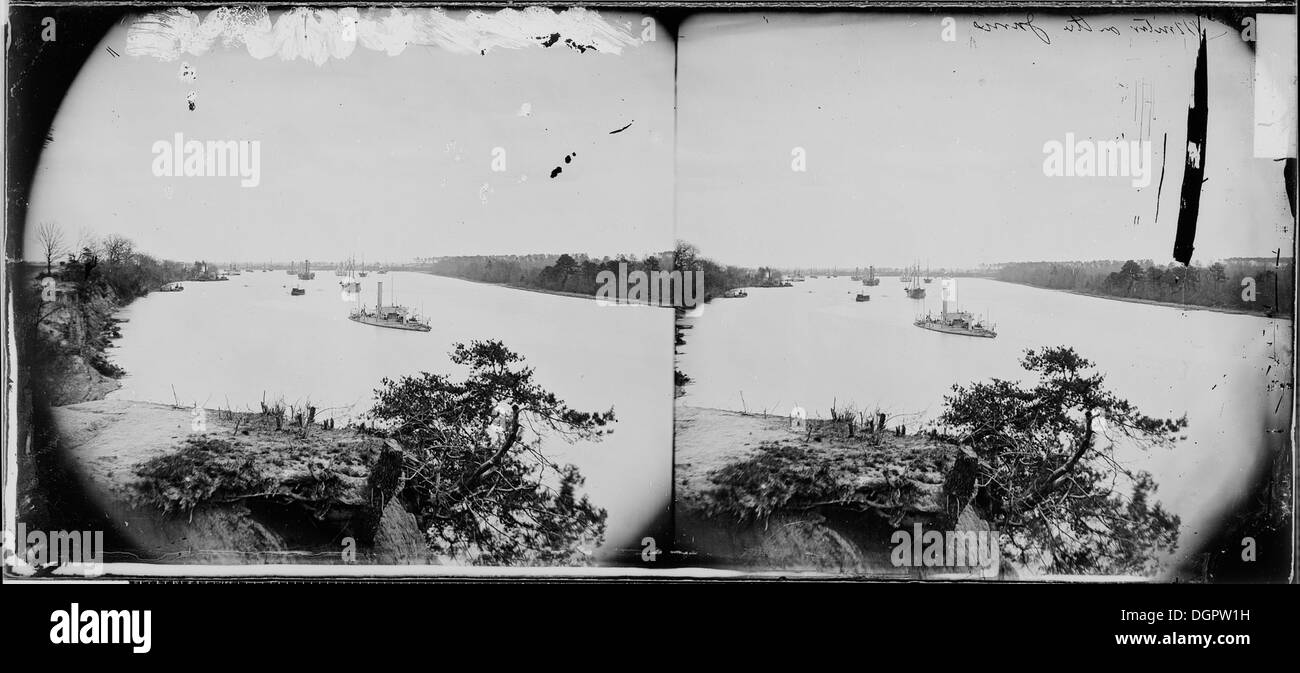 Dutch gap conservation area virginia Black and White Stock Photos ...